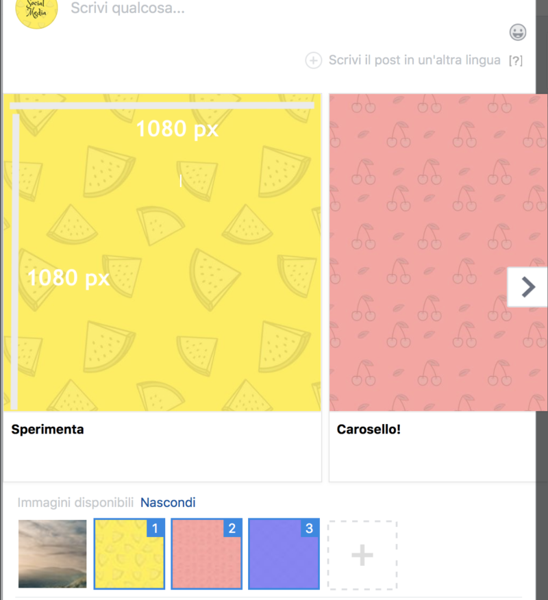 Tutte le dimensioni di Facebook [2018] | Glisco Marketing